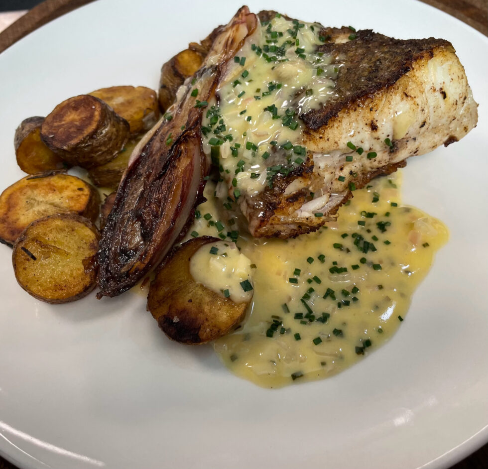 Flat fish 2 ways: Braised brill in a Beurre Monte sauce | Farming the Wild