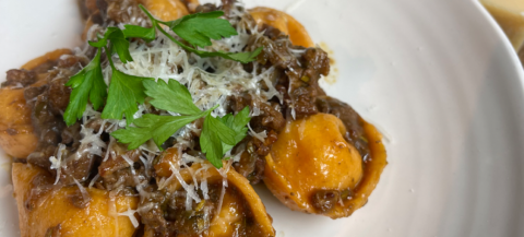 Wild Boar Ragu with Cappelletti | Mike Robinson Chef